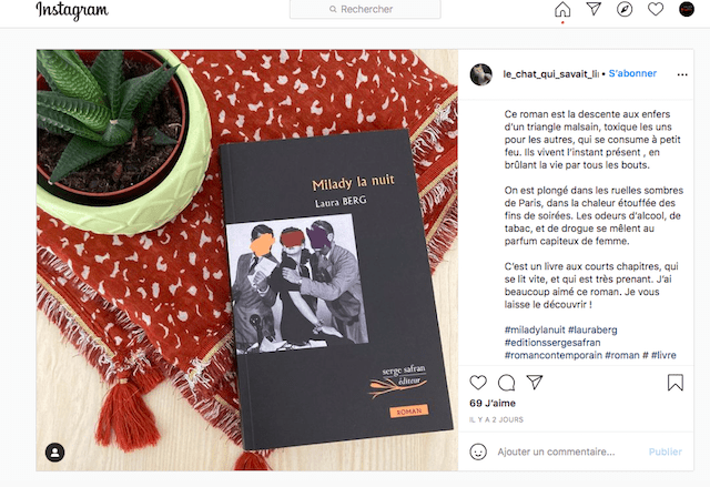 Sandra Mathieu sur Instagram, Le chat qui savait lire, le 26/09/21 ...